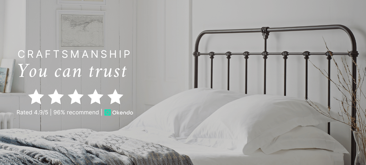 Cast Iron & Brass Beds, Bed Frames, Bedsteads & Metal Headboards ...