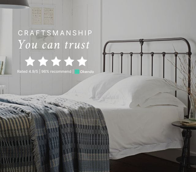 Cast Iron & Brass Beds, Bed Frames, Bedsteads & Metal Headboards ...