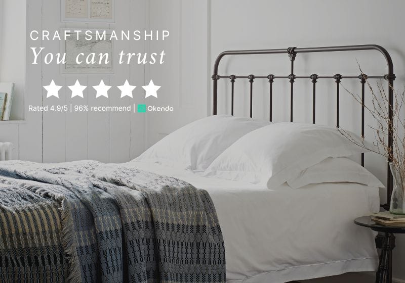 Victorian Metal Bed Frame – Cornish Beds