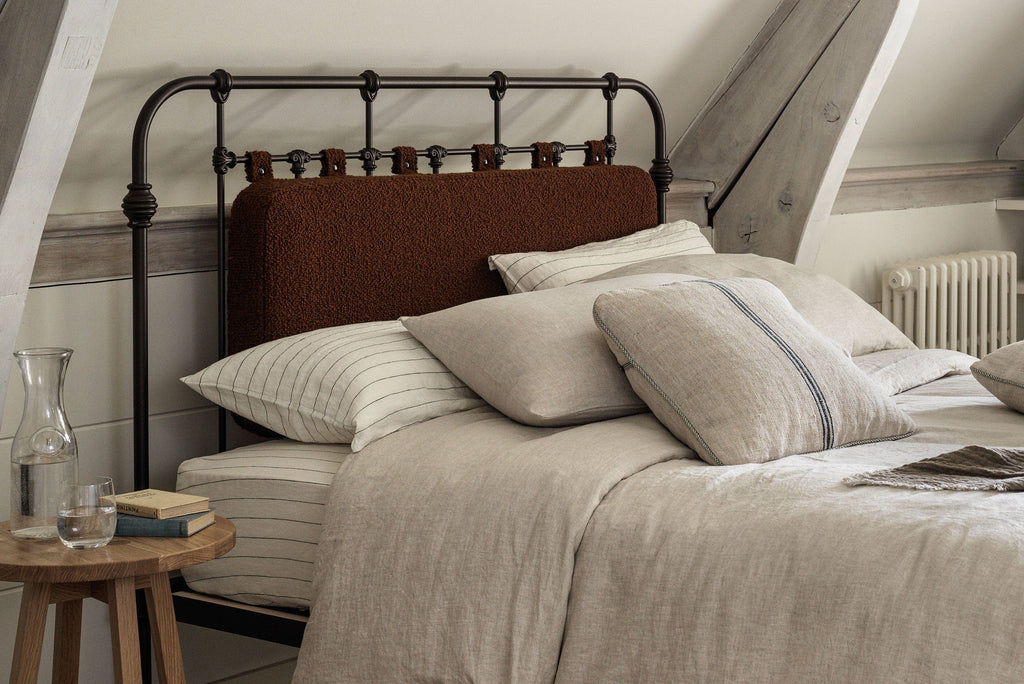 Agnes Headboard | Curved Rail Metal Headboard – Cornish Beds