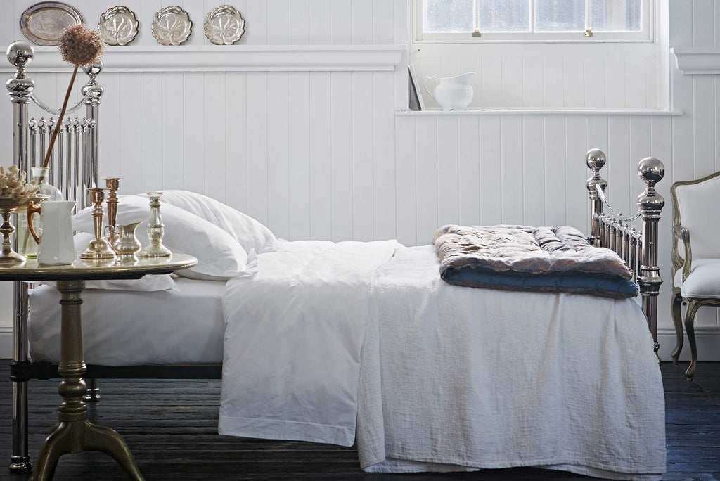 Cast Nickel Bed, Bedstead, Frame and Headboard ‚Äì The Cornish Bed ...