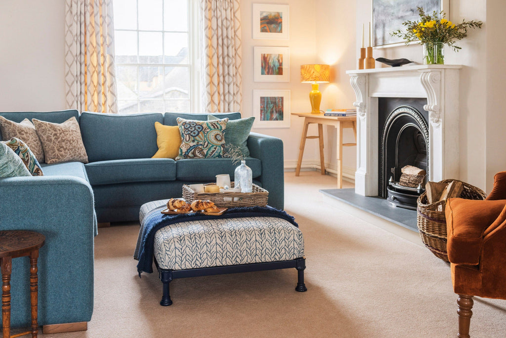 Newlyn Footstool | Cast Iron Footstool - Cornish Bed Company – Cornish Beds